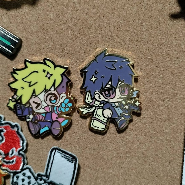 Trig Stampede Enamel Pins | Vash the Stampede, Nicholas Wolfwood ...