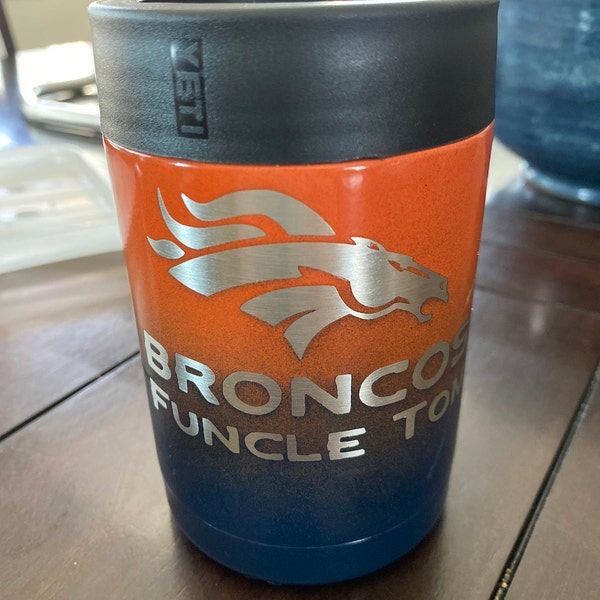 Denver Broncos Powdercoated Yeti Tumbler, Free Personilization! - Etsy