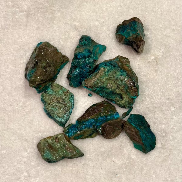 Chrysocolla "a" Grade | Raw Crystals From Peru | Rough Rocks for ...