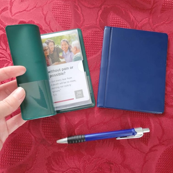 JW Ministry Small Tract Holder - 10 Pocket - Holds 100 Tracts ...