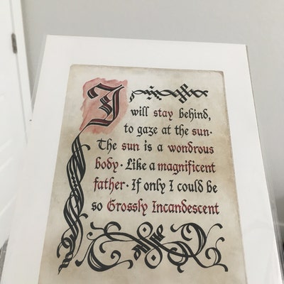 The Princess Bride as You Wish Quote Calligraphy Art Print, Fairytale ...