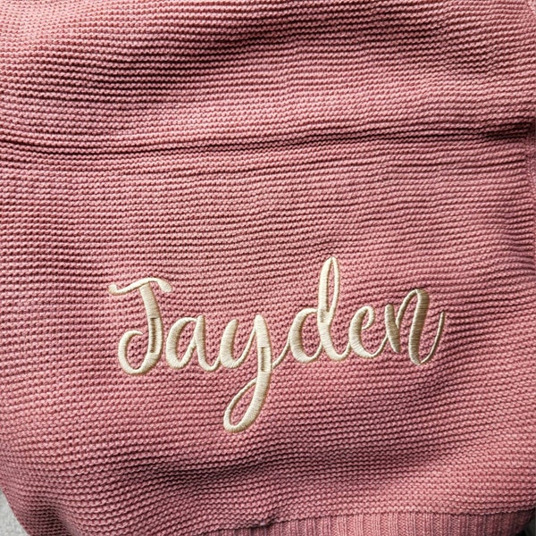 Baby Blanket, Embroidery Baby Birth Stats, Birth Announcement Templates ...