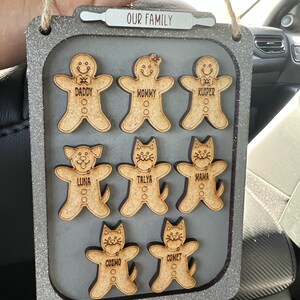 Personalized Gingerbread Cookie Sheet Christmas Tree Ornament - Etsy