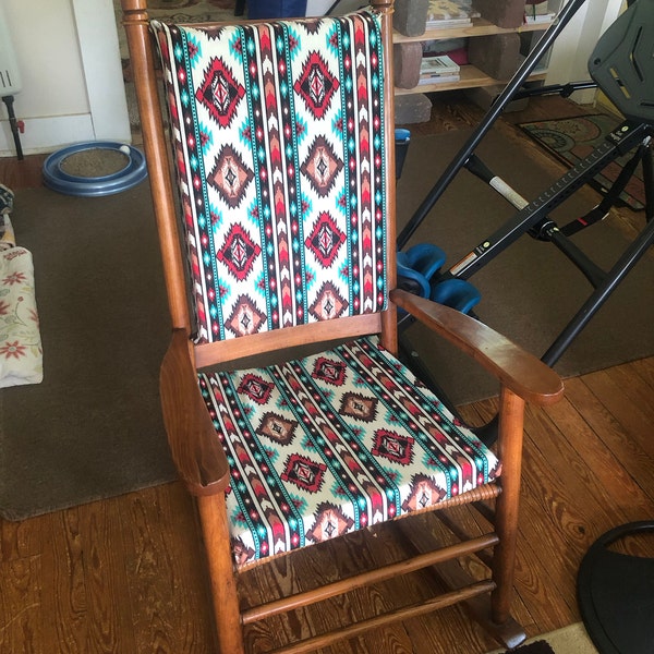 Fabric by the Half Yard - FLANNEL Fabric Material - Southwest Stripe ...