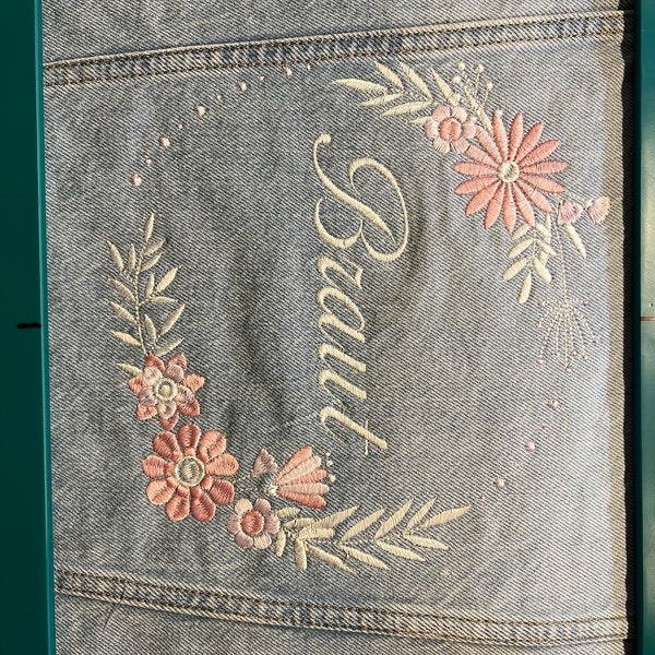 Flowers Frame Machine Embroidery Design, Plant Wreath Embroidery ...