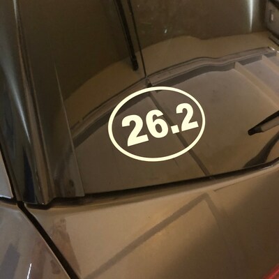 26.2 Marathon Decal, 26.2 Marathon Sticker, 26.2 Vinyl Decal, 26.2 ...