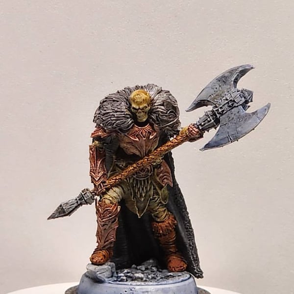 Orc Orog / Half-orc Fighter Barbarian DND Resin 28mm Scale Dungeons ...