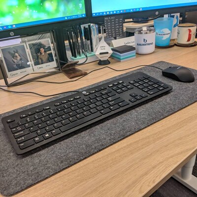 Merino Wool Felt Desk Pad Laptop and Keyboard Mats 3mm Thick - Etsy