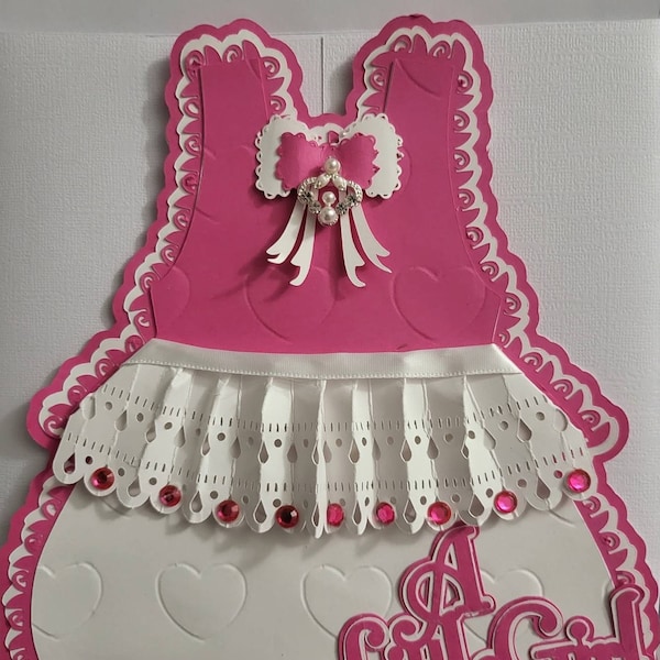 Frilly Baby Onsie Card Template ,svg,mtc,scal,silhouette Cameo,cricut ...