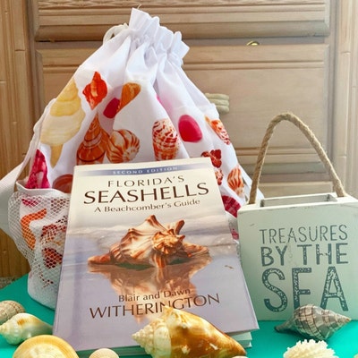 Seashell Shelling Bag Beach Bag With Shells of Southwest Florida Gulf ...