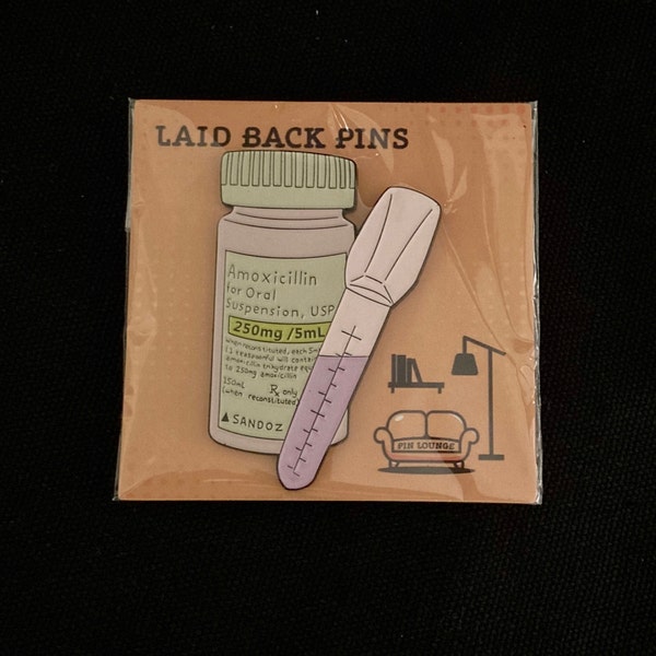 Pink Bubble Gum Medicine Pin - Etsy