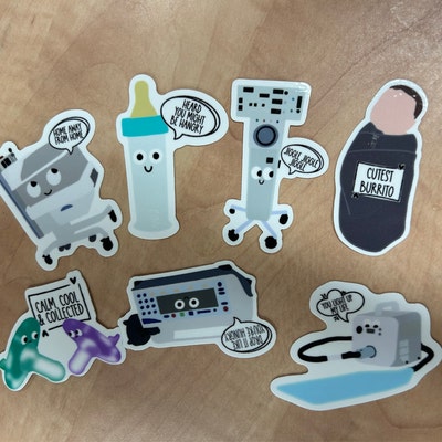 NICU Nurse Sticker, NICU Nurse, Shuttle Sticker, NICU Sticker, Funny ...