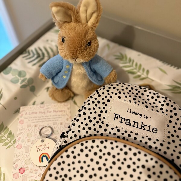 Personalised School Keyring, Personalised Nursery Keyring, Starting ...