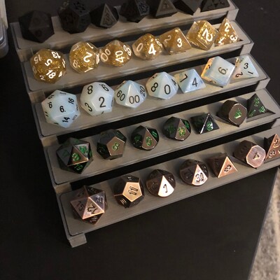 Dice Display Shelves for Dice Collectors With Well Behaving Dice ...