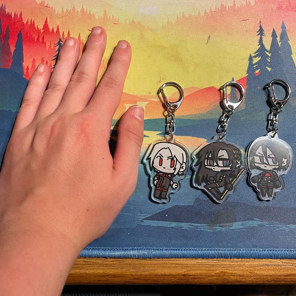 Saw Keychain Stickers Adam, Lawrence, Amanda, Hoffman, Strahm - Etsy