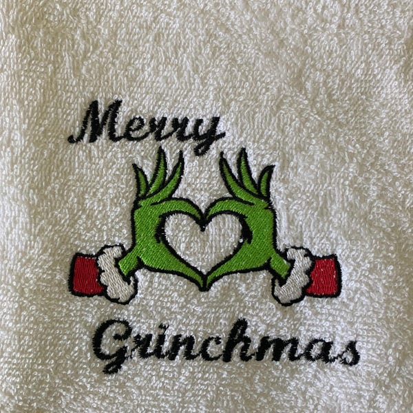 The Grinch Christmas Machine Embroidery Files 4x4 + 6x6 Hoop *INSTANT ...