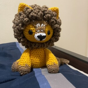 CROCHET PATTERN Leo the Lion crochet amigurumi stuffed safari animal ...