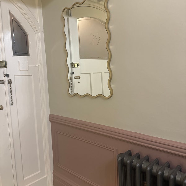 Squiggly Mirror, Wavy Mirror, Wiggle Mirror, Funky Wall Mirror ...