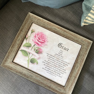 Personalized First Name Meaning Art Print-name Meaning-naomi Name-8x10 ...