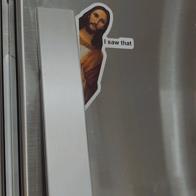 Jesus I Saw That Magnet, Fridge Magnet, Funny Magnet Gift, Jesus ...