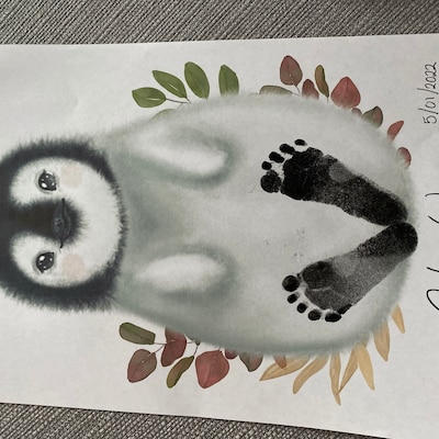 PDF FILE Babys First Footprint Lion Cub Print, Footprint Art ...