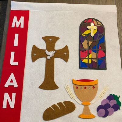 UNASSEMBLED Personalized Confirmation Banner Kit, Confirmation Banner ...