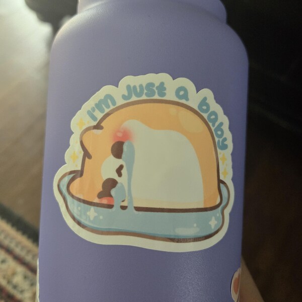 Flower for My Pookie Sticker Corgi Pookie Flower Stickers Funny Kawaii ...