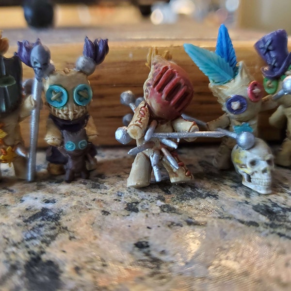 Voodoo Dolls (5-pack) Models for Dungeons and Dragons | Pathfinder - Etsy