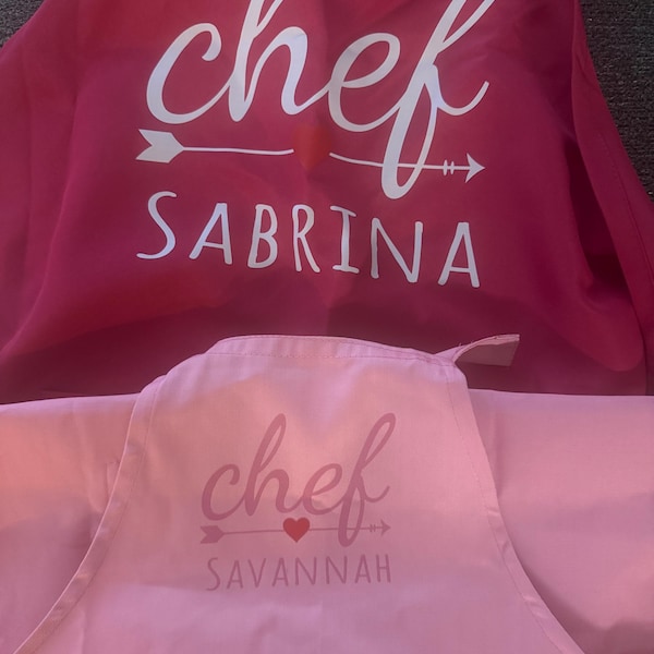 Personalized Chef Apron, Custom Chef Apron, Personalized Kitchen Apron ...