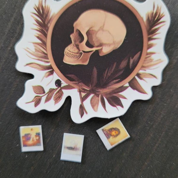 Miniature 1:12 Antique Crime Scene Photos Tiny True Crime Prop Mystery ...