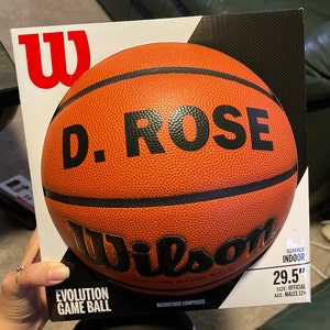 Customized Personalized Wilson Evolution Basketball Indoor Sizes 29.5 ...