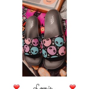 Alien Slides Womens Sizes 6-12 - Etsy