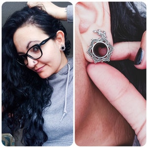 Flor Brass Septum Piercing Fine Lines Nose Piercing Bohemio Indian ...