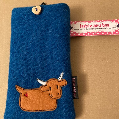 Highland Coo Brooch, Highland Cow Pin, Highland Cow Badge, Embroidered ...