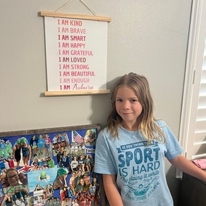 Wild Flower Alphabet Canvas Poster,girl's Room Decor,nursery Prints ...