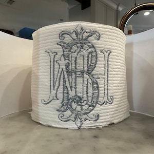 Toilet Paper, Embroidery, Custom Toilet Paper, Custom Ornament, Custom ...