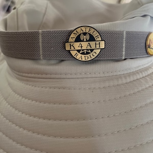 American Ham Radio Leather-look Patch Hat With Callsign | Etsy