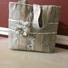 Jelly Roll Tote Bag Sewing Pattern With Fabric Flower Brooch PDF ...