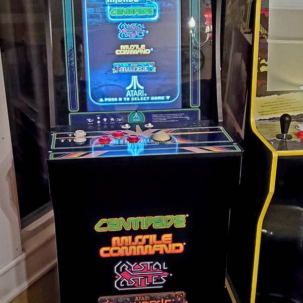 Centipede Arcade 1up Cabinet Riser Graphic Decal Sticker - Etsy