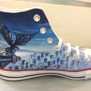 Transformers and Decepticon Custom Hand Painted Shoes - Etsy