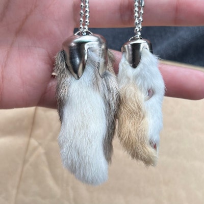 Rabbit Foot Key Chain - Etsy