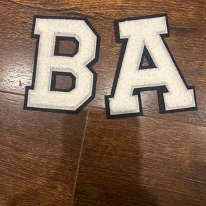Letter Alphabet Patches Diy Sew or Iron on Patches for Jacket Bag Name ...