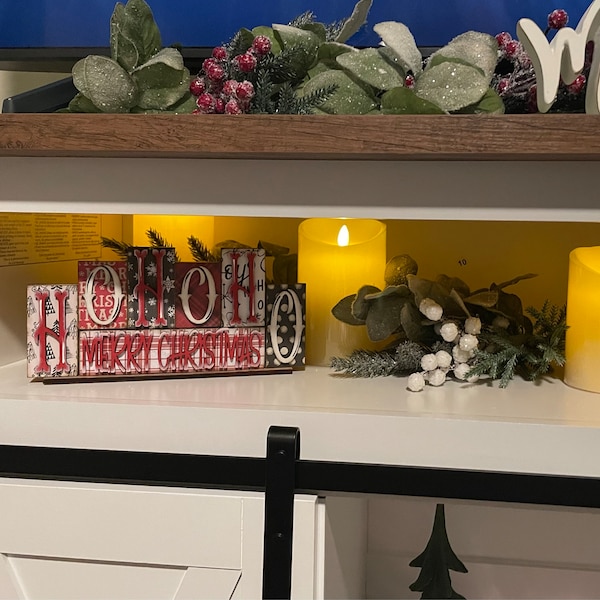 Hand Painted Mini Santa Claus Shelf Sitter, Holiday Mantle Accent ...