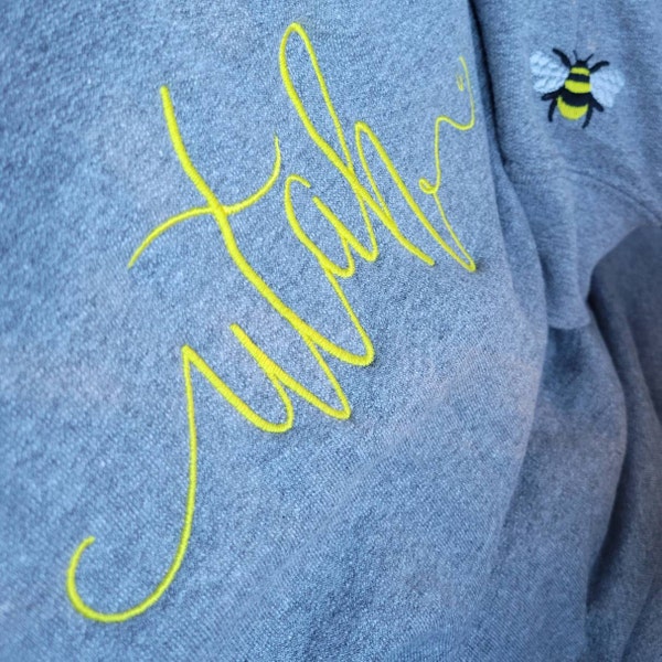 Embroidered State Pride Crew Neck Sweatshirt | Custom Stitched - Etsy