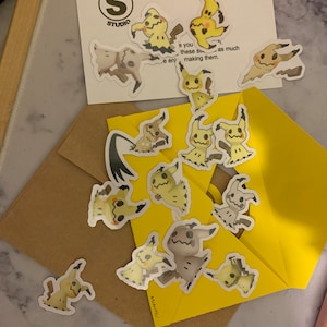 Gengar Sticker Set - Etsy