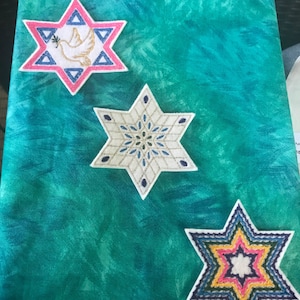 Embroidered Silver and Gold Jewish Star Iron on Patch - Etsy