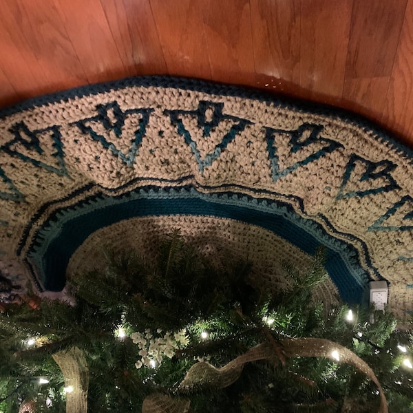 Merry Mosaic Trees - Mosaic Crochet CHARTS ONLY - Etsy