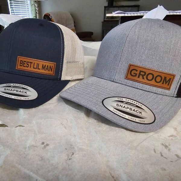 Custom Groom Hat, Wedding Party Hats, Bridal Party Wedding Hats, Best ...