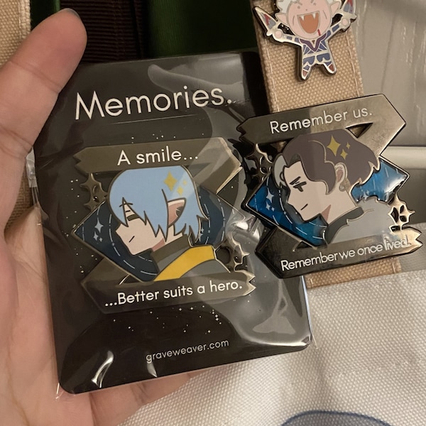 FFXIV Final Fantasy 14 Quote Character Enamel Pins 2in Large - Crystal ...