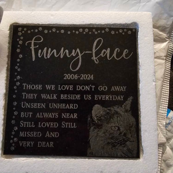 Pet Memorial Stone, Pet Memorial Gift, Dog Headstone, Dog Memorial, Pet ...
